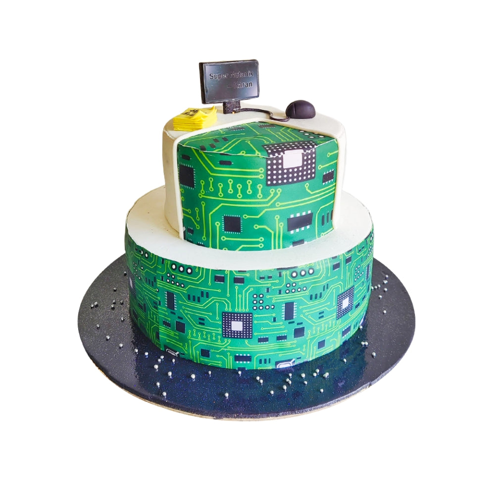 Computer Motherboard Cake – Lakeview Milk Bar